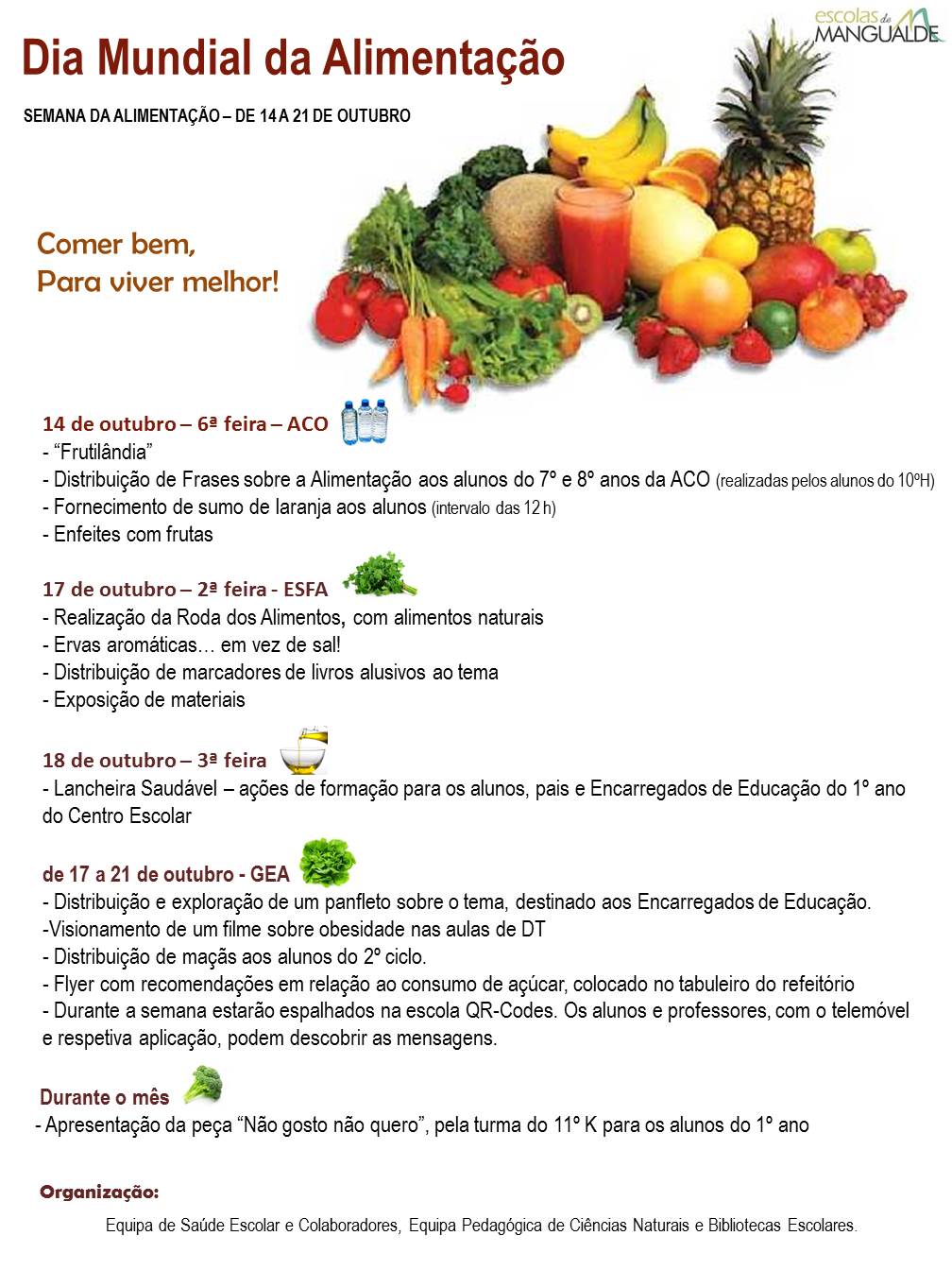 Biblioteca Gea: Semana da Alimentação Saudável