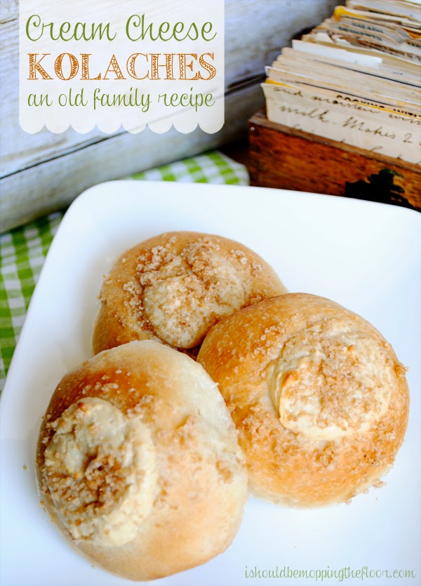 Cream Cheese Kolaches | i should be mopping the floor