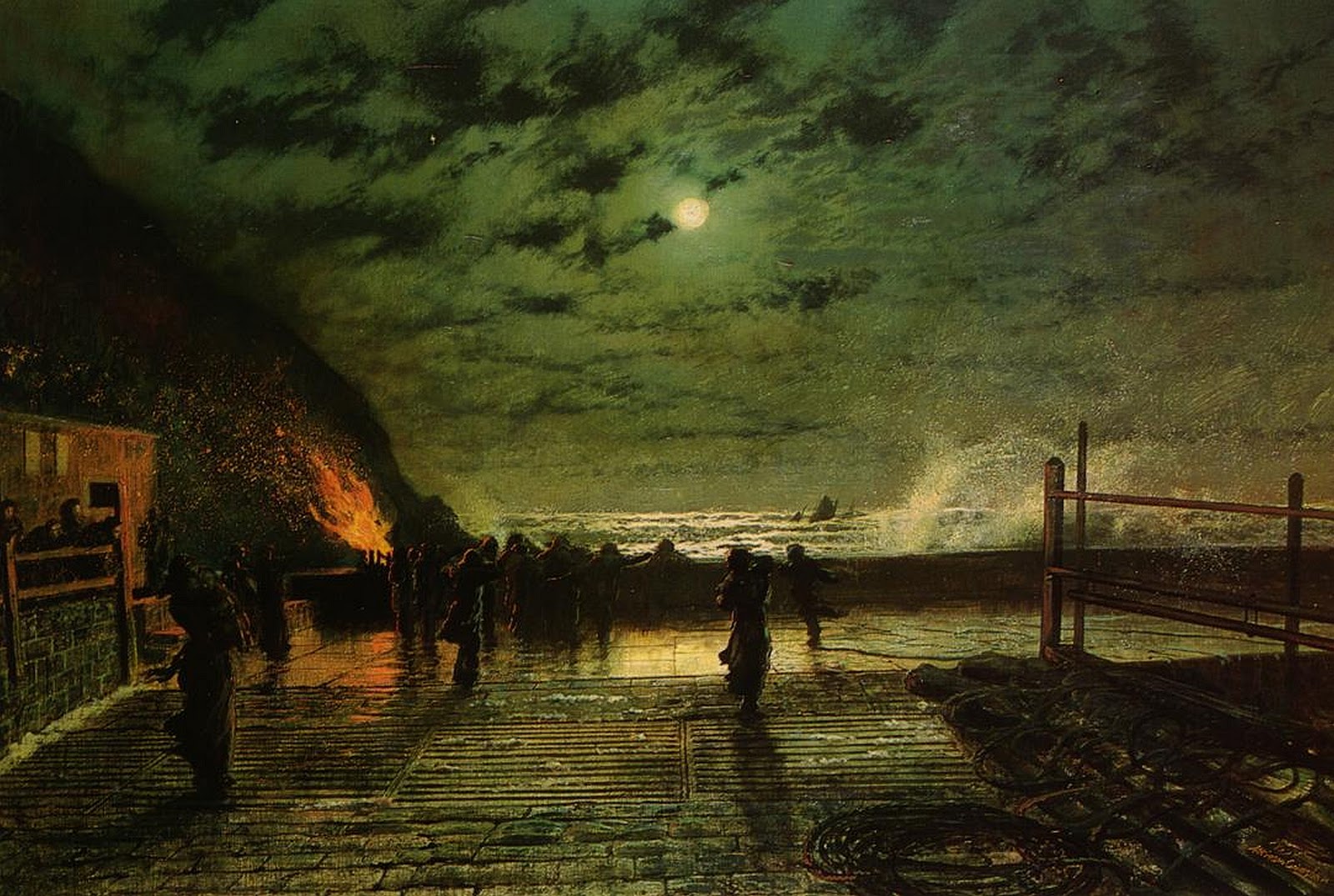 John Atkinson Grimshaw (British painter, 1836-1893) | Tutt'Art ...