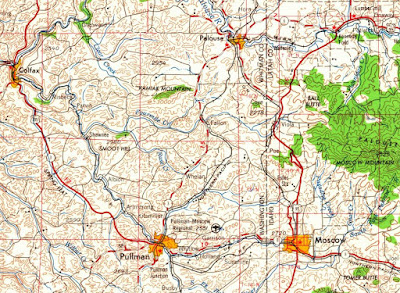 Palouse Rails: Maps of the Palouse, Walla Walla, and Camas Prairie Regions