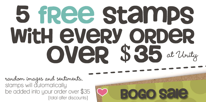 Unity THURSDAY... It's a BOGO Sale!!! New Stamps, BIG hop and PRIZES ...