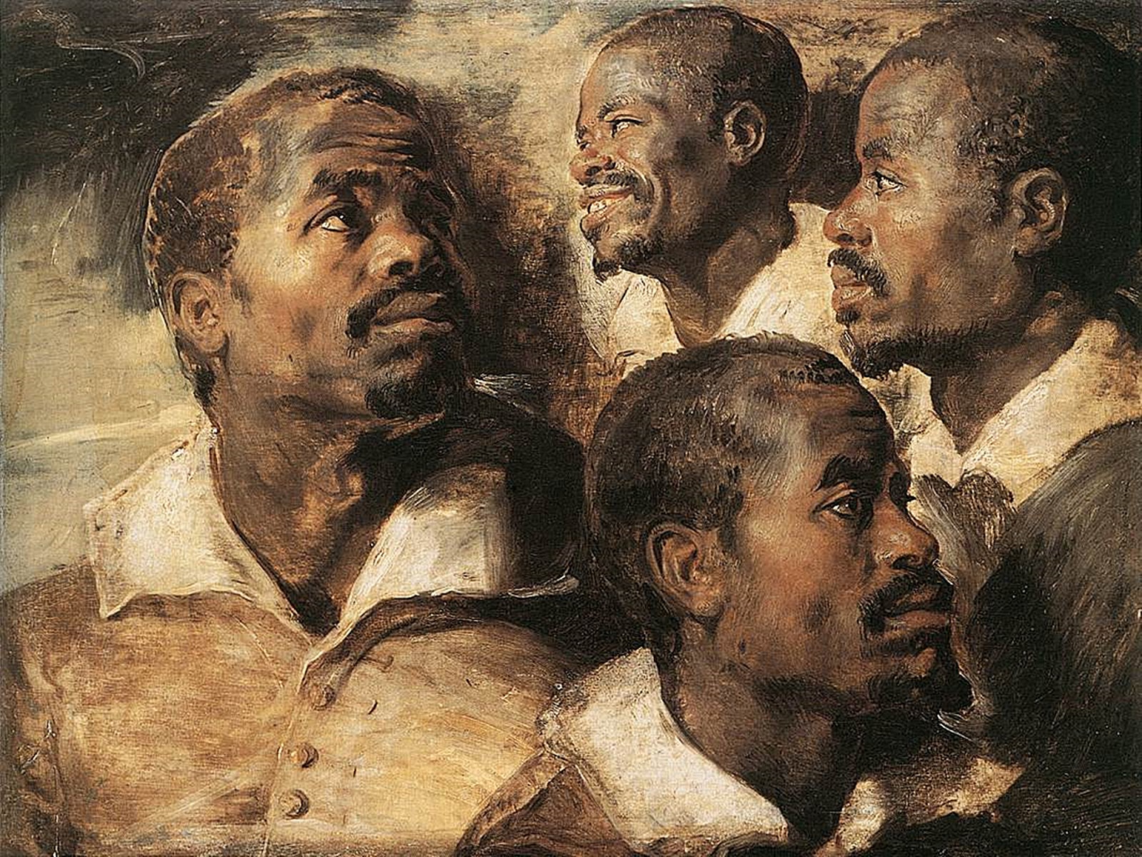 Enjoy some Damn Fine Art : Peter Paul Rubens. Four Studies of an ...