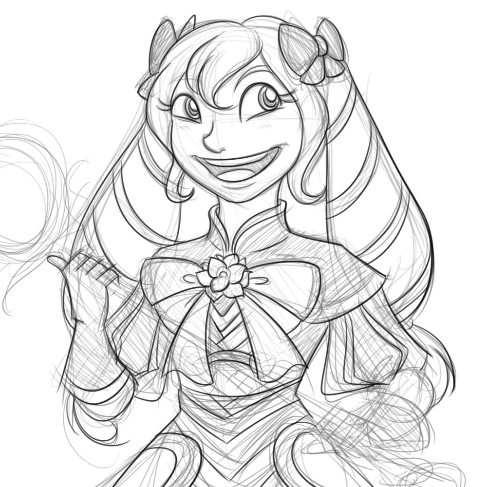 Daily Sketch: Elise Sketch