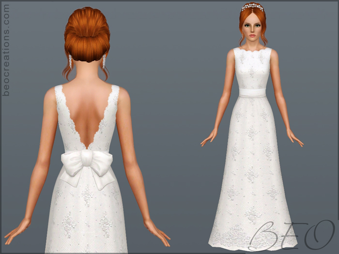 My Sims 3 Blog: New Wedding Dresses by BEO