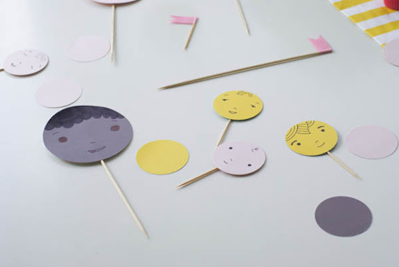 Baby Face Cake Toppers! - Coco Cake Land