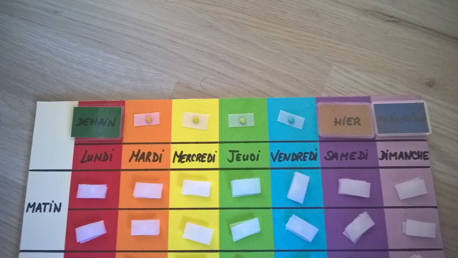 Tutoriel : Le semainier