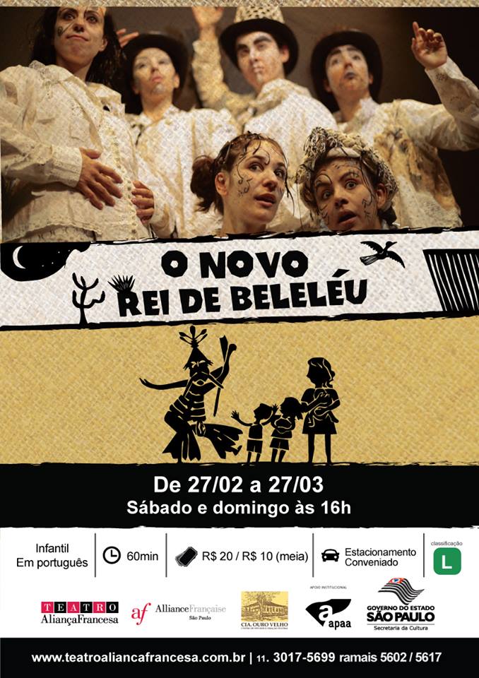 "O Novo Rei de Beleléu" no Teatro Aliança Francesa | Sampa com Crianças