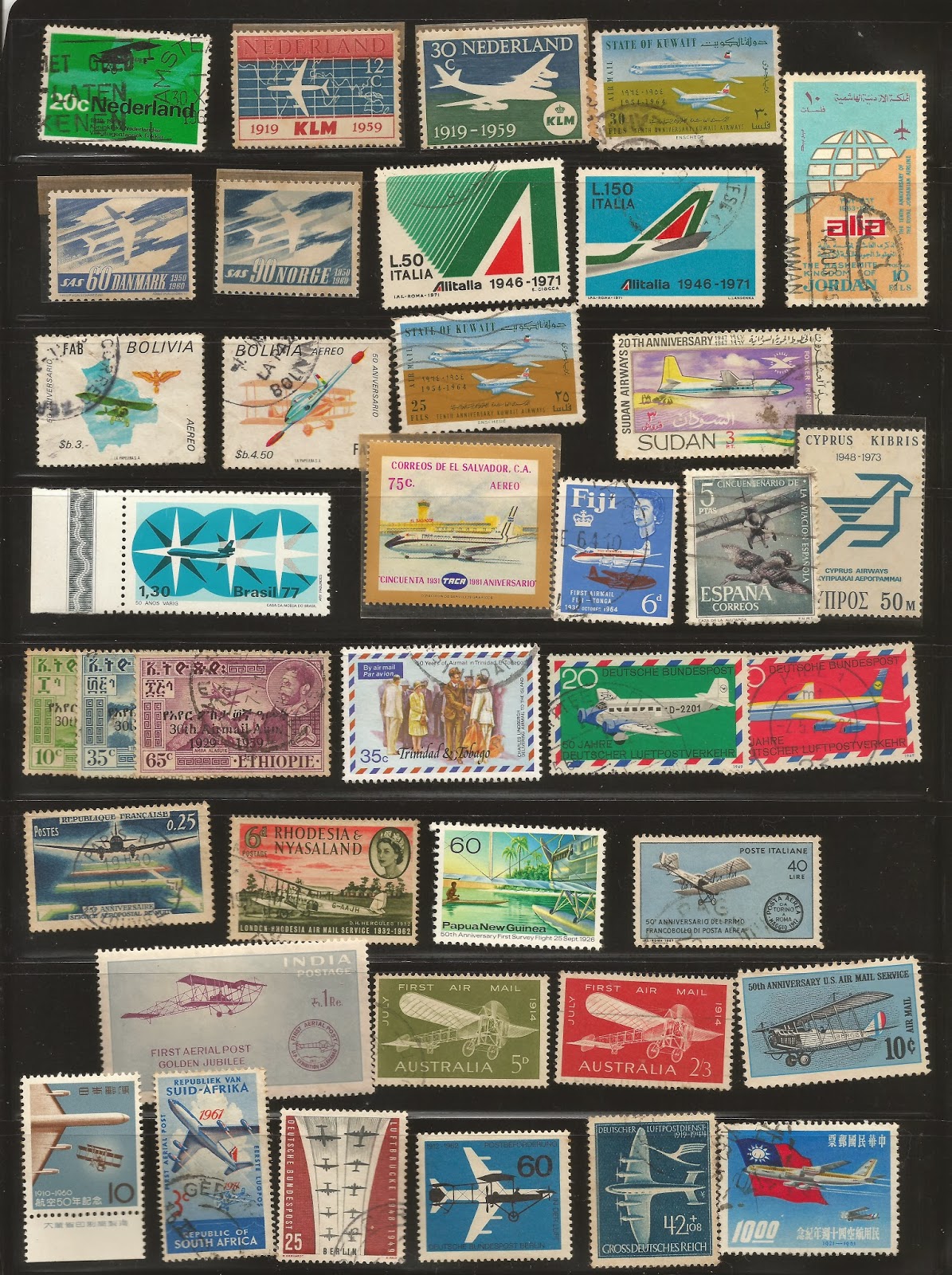 Aviation Stamps: Airlines