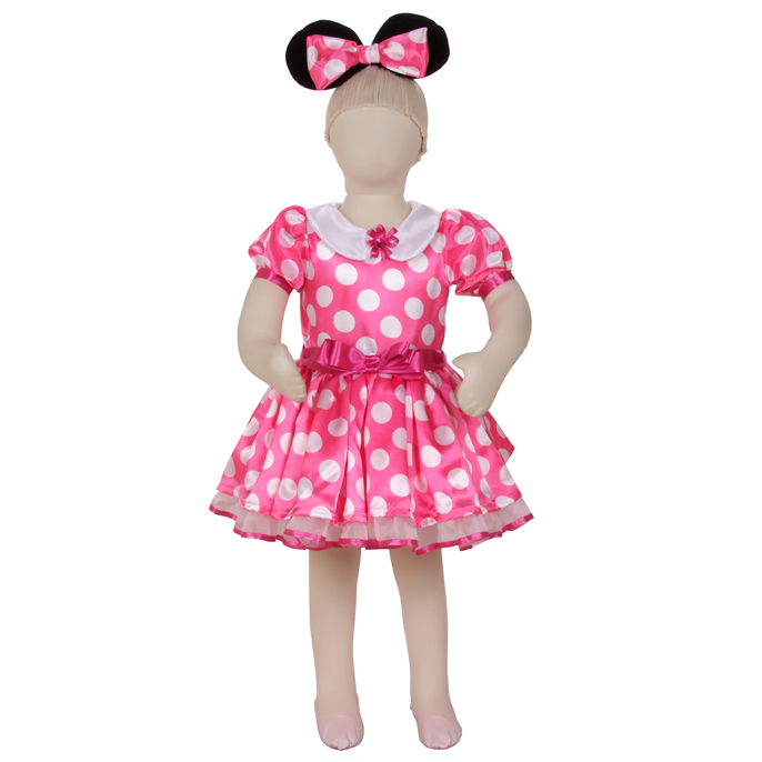 Vestido Minnie rosa - Imagui