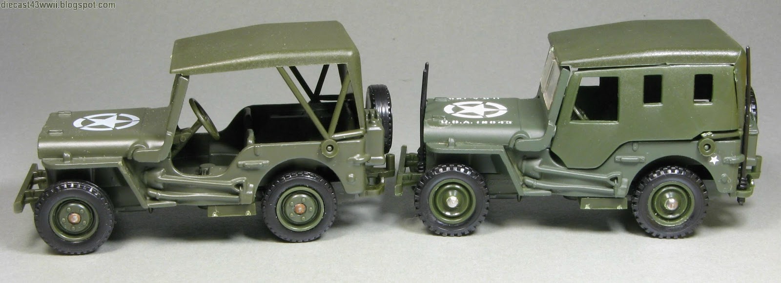 Military scale models: Jeep. Solido