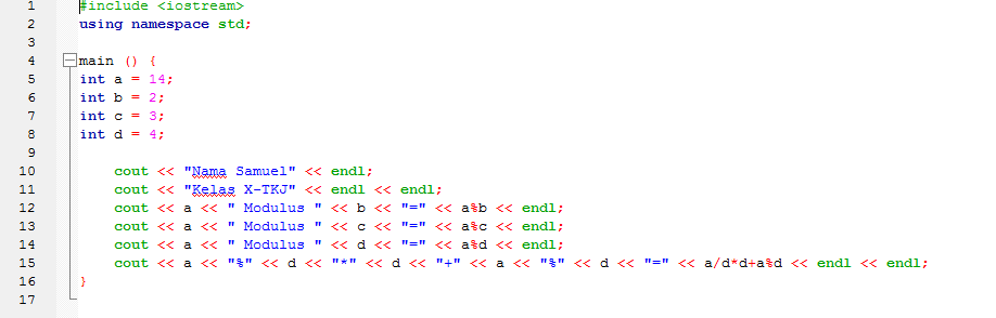 Belajar Coding Modulus - Blog Tugas