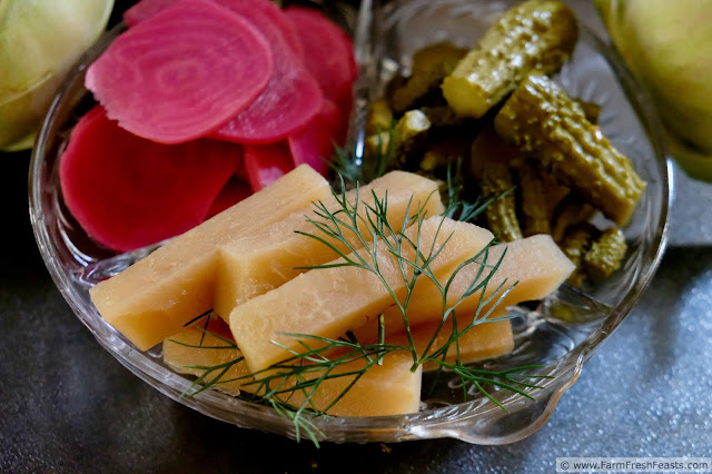 Farm Fresh Feasts: Kohlrabi Dill Pickles