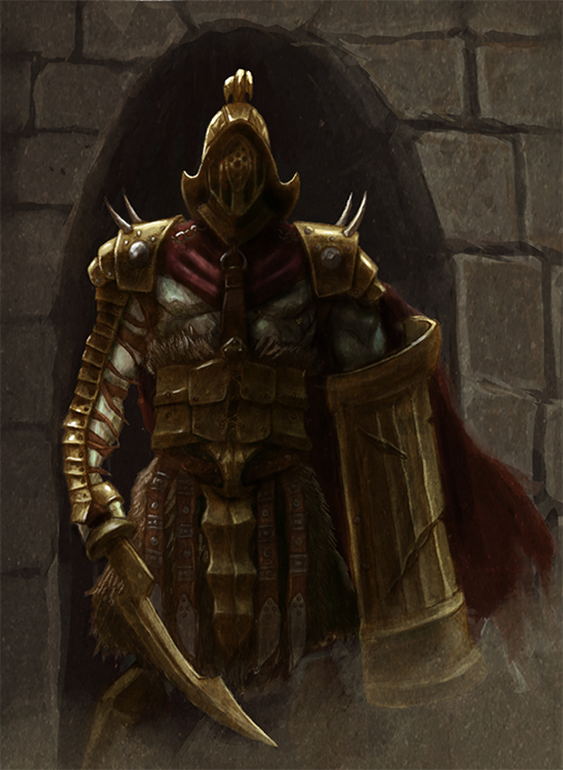 Warriors in art: Gladiator by Zachary Todd Brown