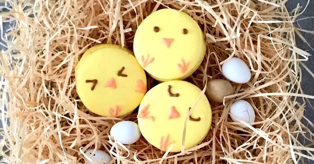 Easter Baby Chick Macarons