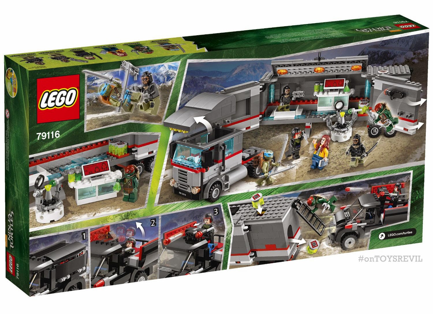 "The Teenage Mutant Ninja Turtles" LEGOS Revealed