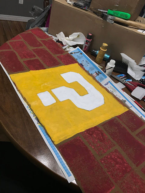 Super Mario Bros gender reveal party