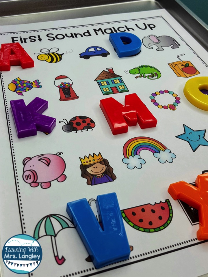 Cookie Sheet Alphabet Activities | Learning with Mrs. Langley