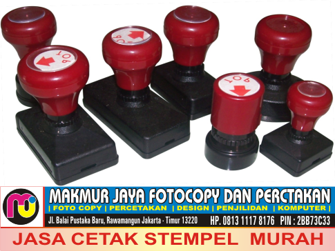 Jasa Cetak Stempel Warna (Mark Stamp) Murah di Rawamangun Jakarta ...