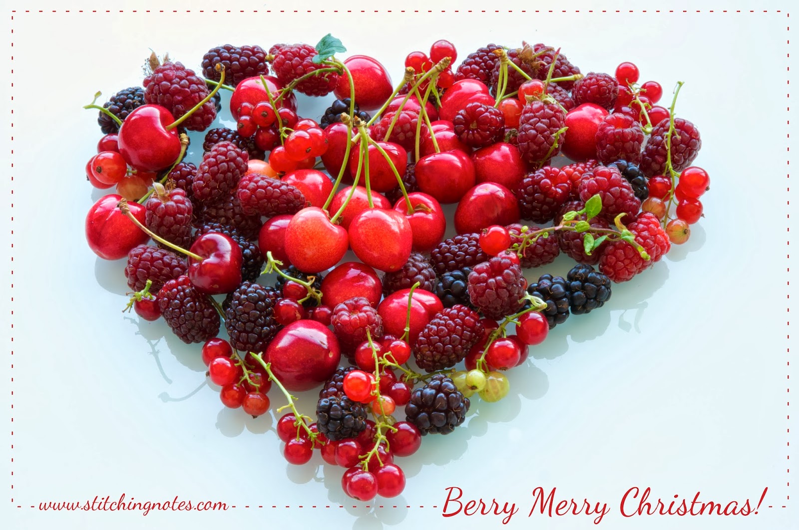 Stitching Notes: Berry Merry Christmas!