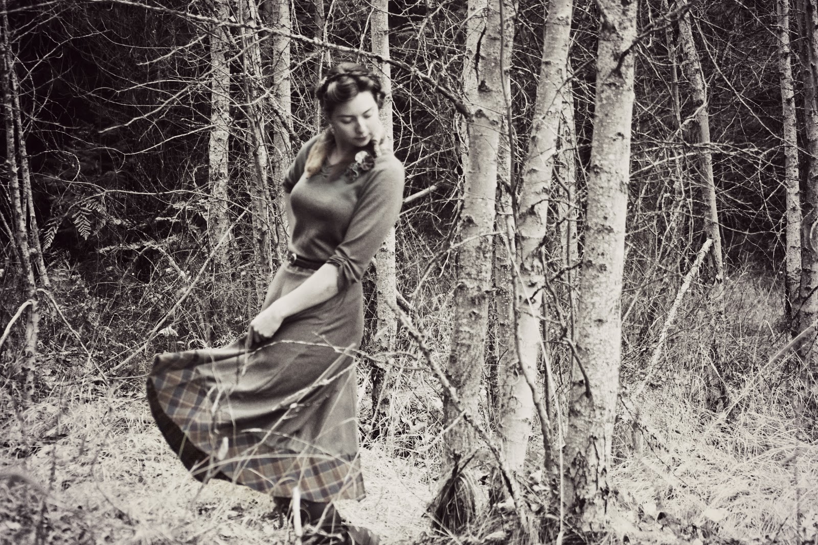 Accordion To Kellie: Outfit | Fur, Plaid, Diamonds.