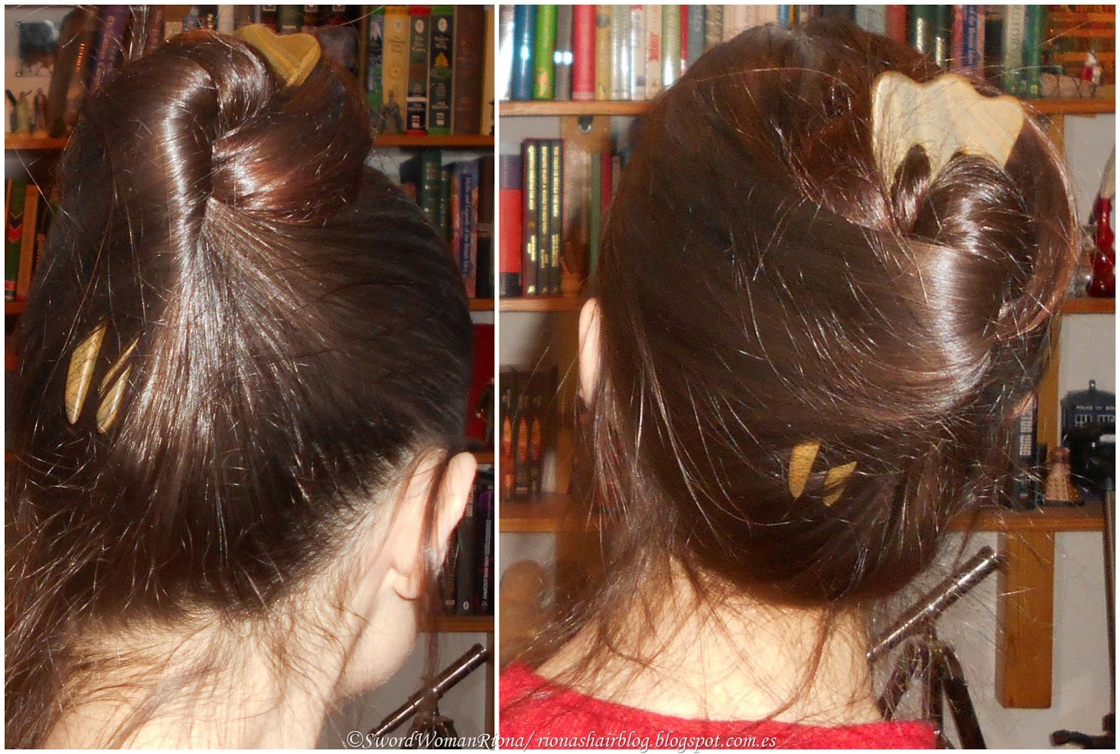 A Sword-woman's Natural Hair blog: The Flipped bun