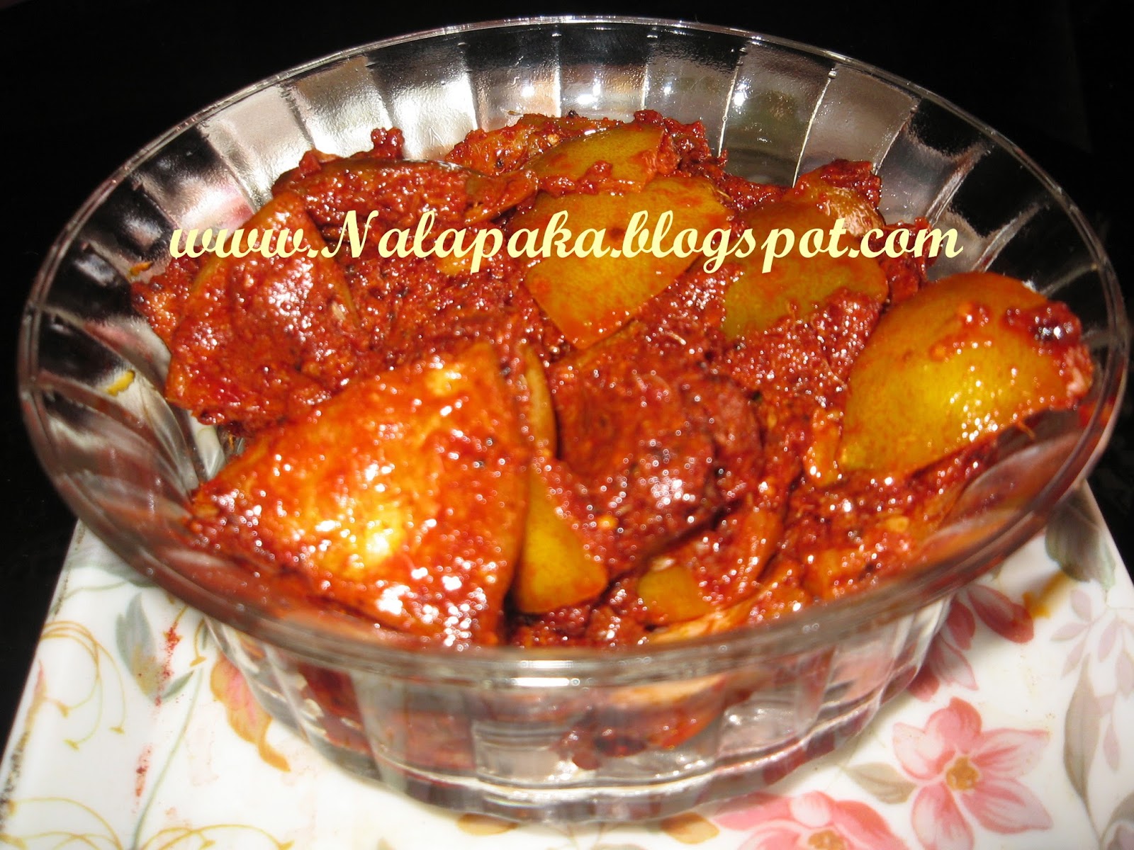 Yelamchanaga Oorga / Lemon Pickle - Malas-Kitchen