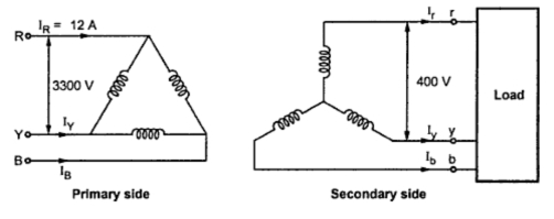 Voltage and Current Relationships for Different Types of Connection