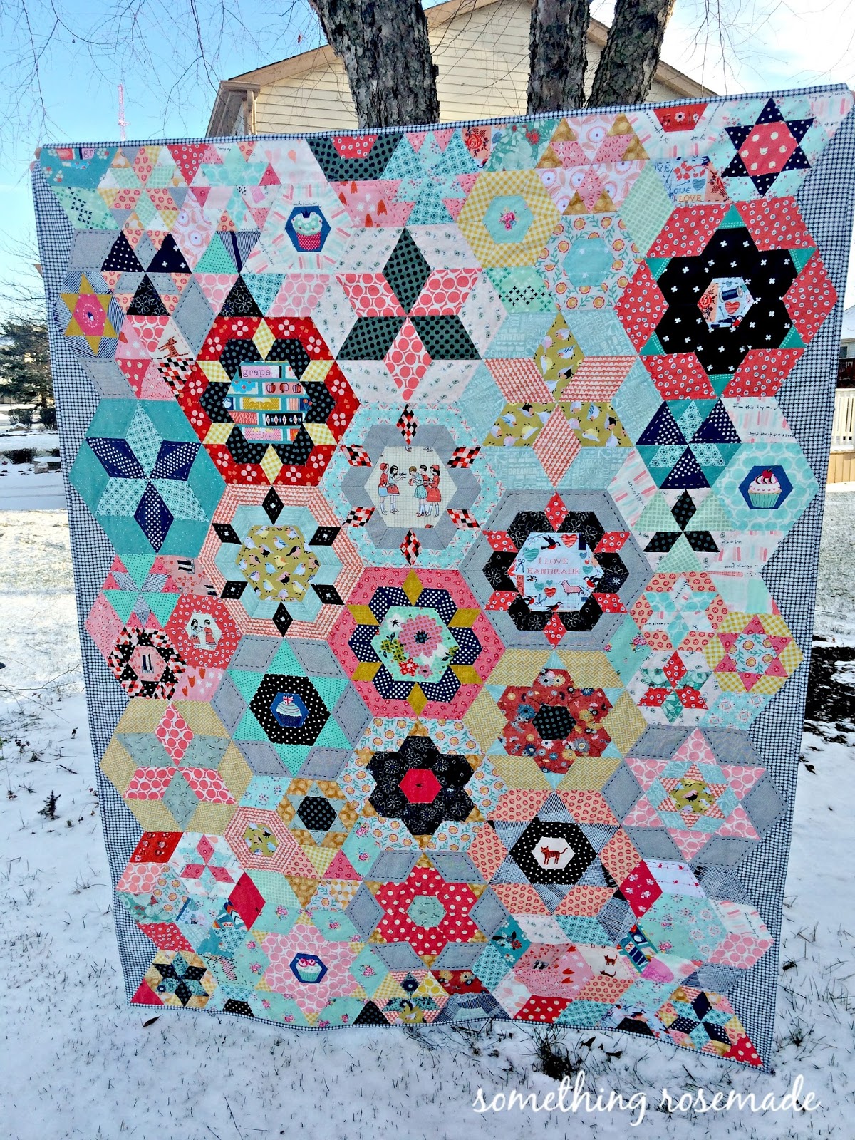 something rosemade: Smitten the Quilt, It's Finally Finished!