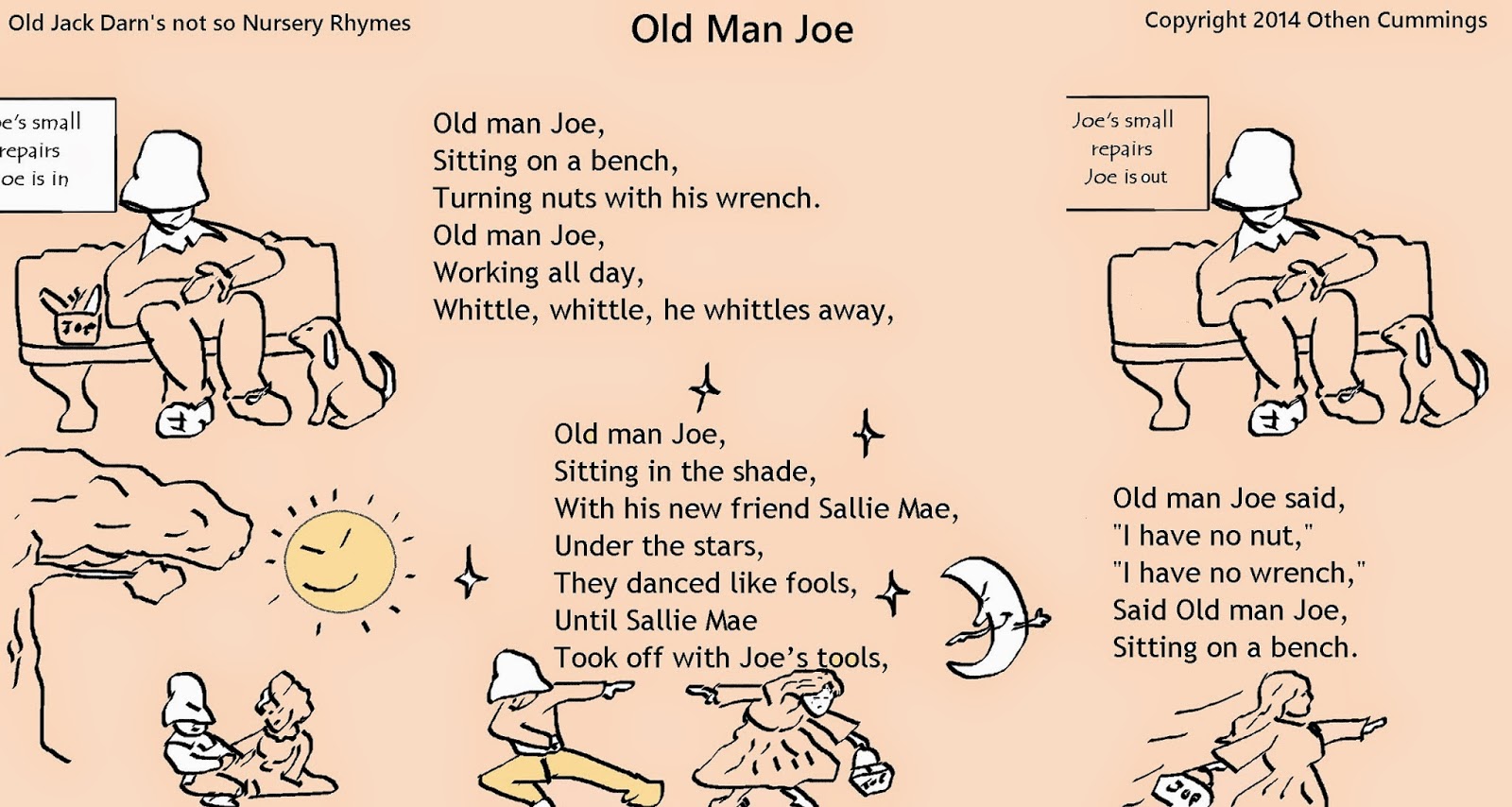 A Pet Banana: Jack Darn's not so Nursery Rhymes: Old Man Joe