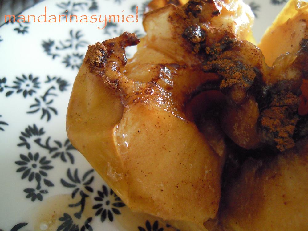 Manzanas asadas | Mandarinas y miel