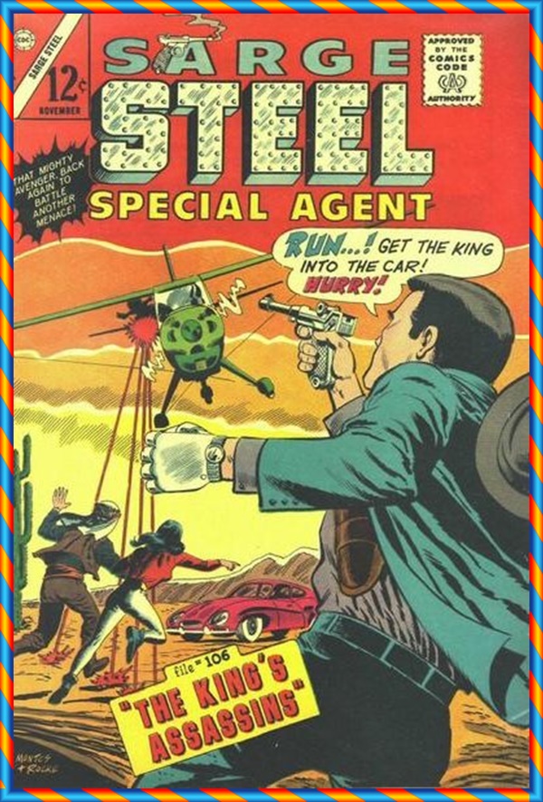 CAPAS DE GIBI COVERS COMICS- Sarge-Steel