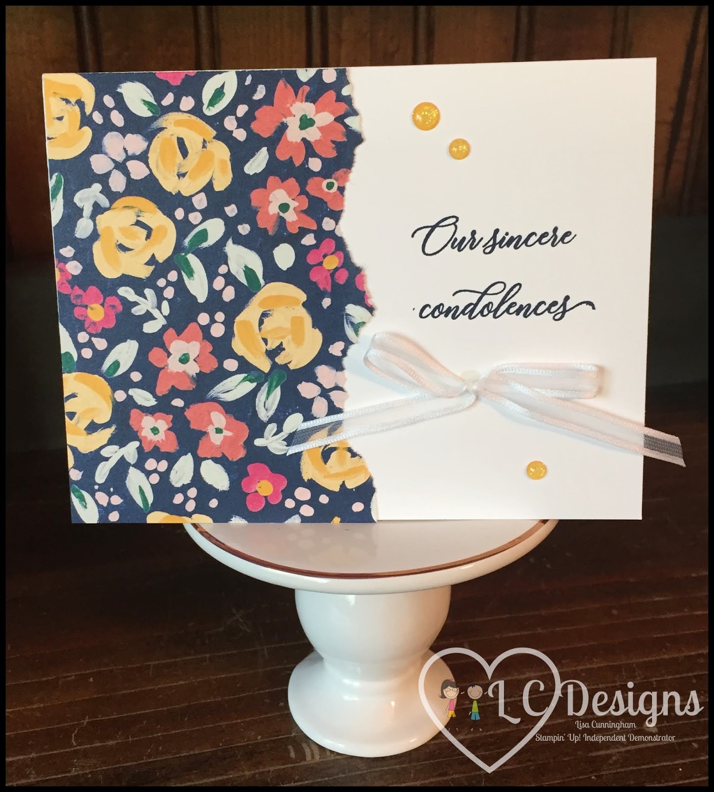 LCDesigns: Kindness & Compassion Sympathy Card
