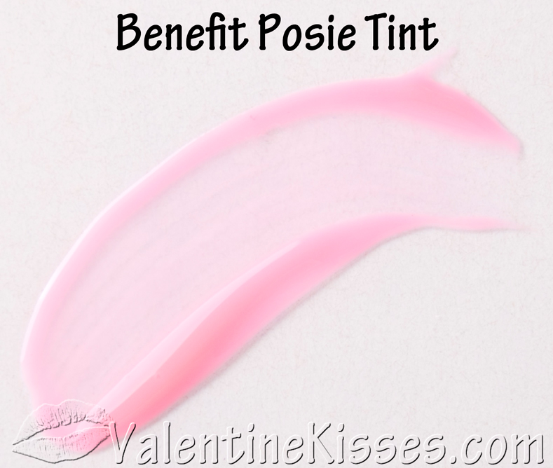 Valentine Kisses: Benefit Posie Tint: swatches, pics, info, review