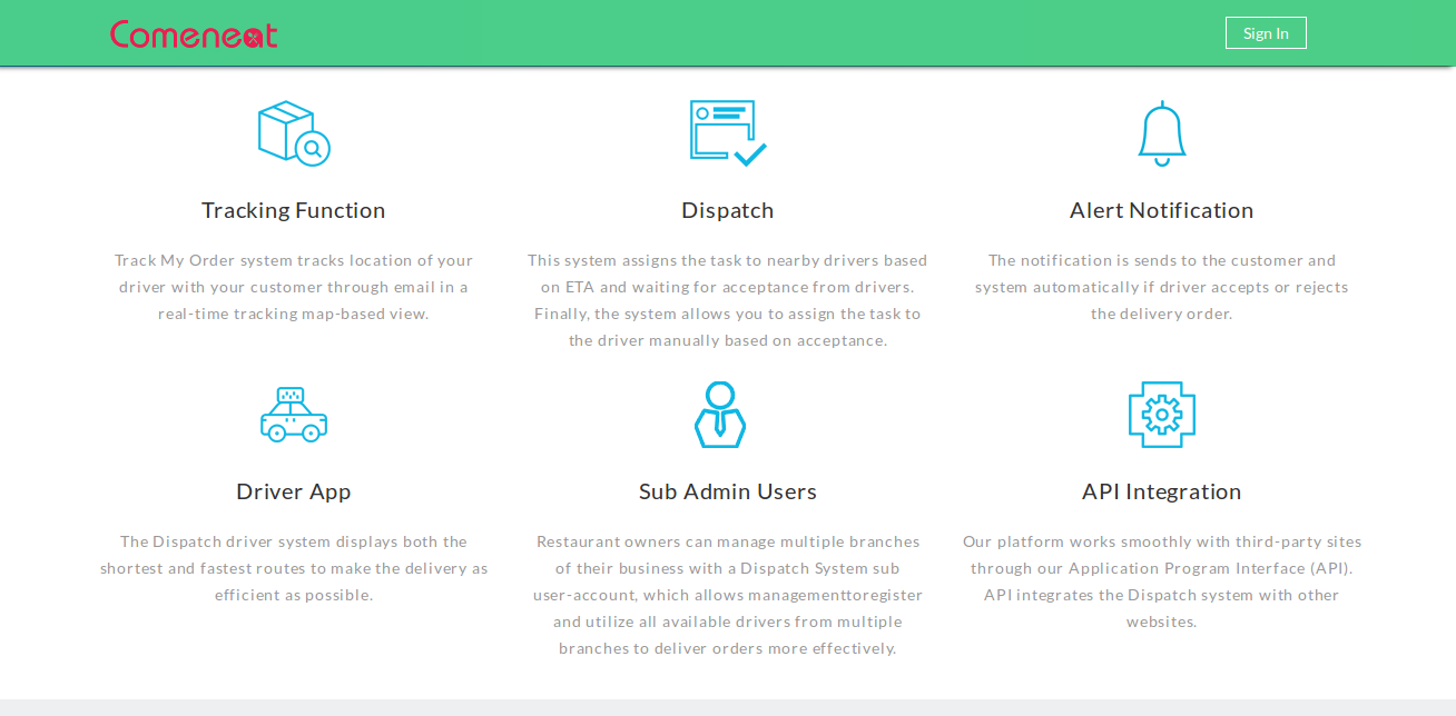 Dispatch System | Delivery Tracking System: 2017