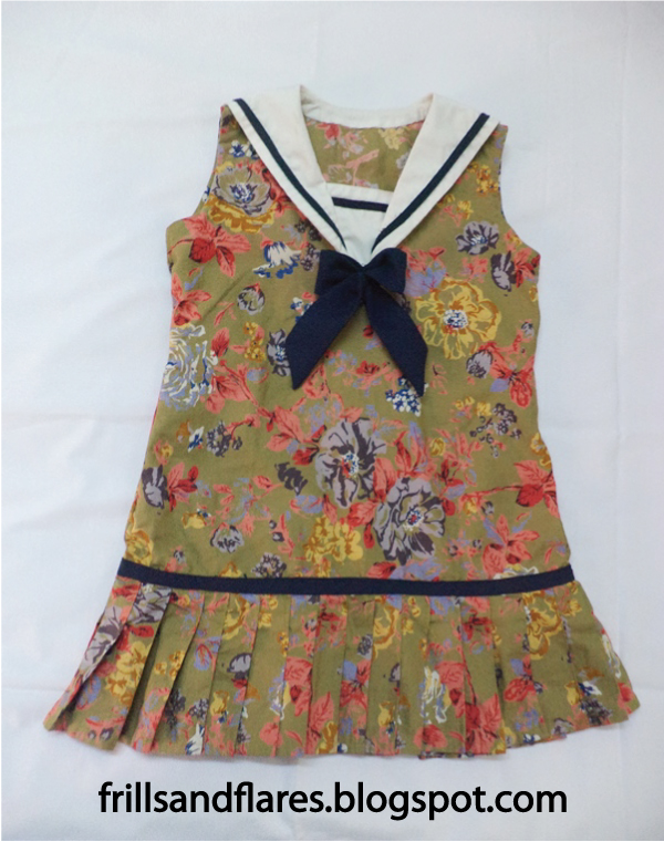 Frills and Flares: Tutorial---How to Draft and Sew the Sailor Collar