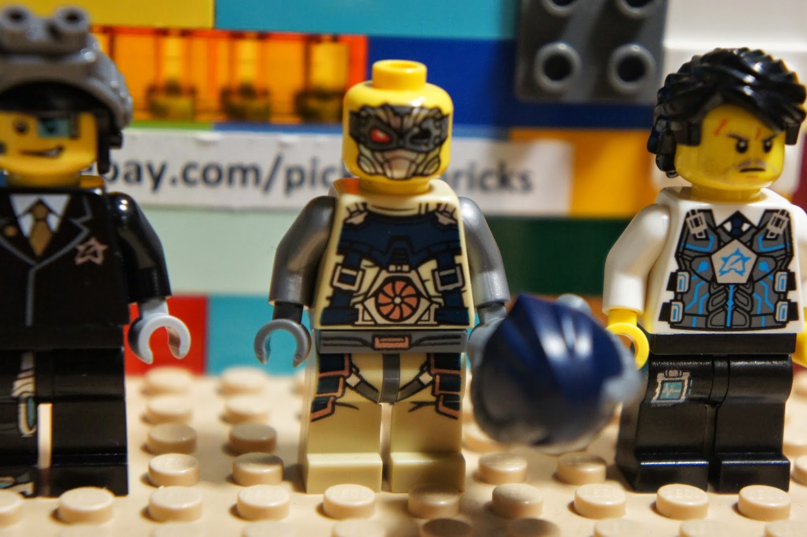 LEGO Ultra Agents 4x Minifigs - Astor Guard - Jack Fury - Curtis Bolt ...