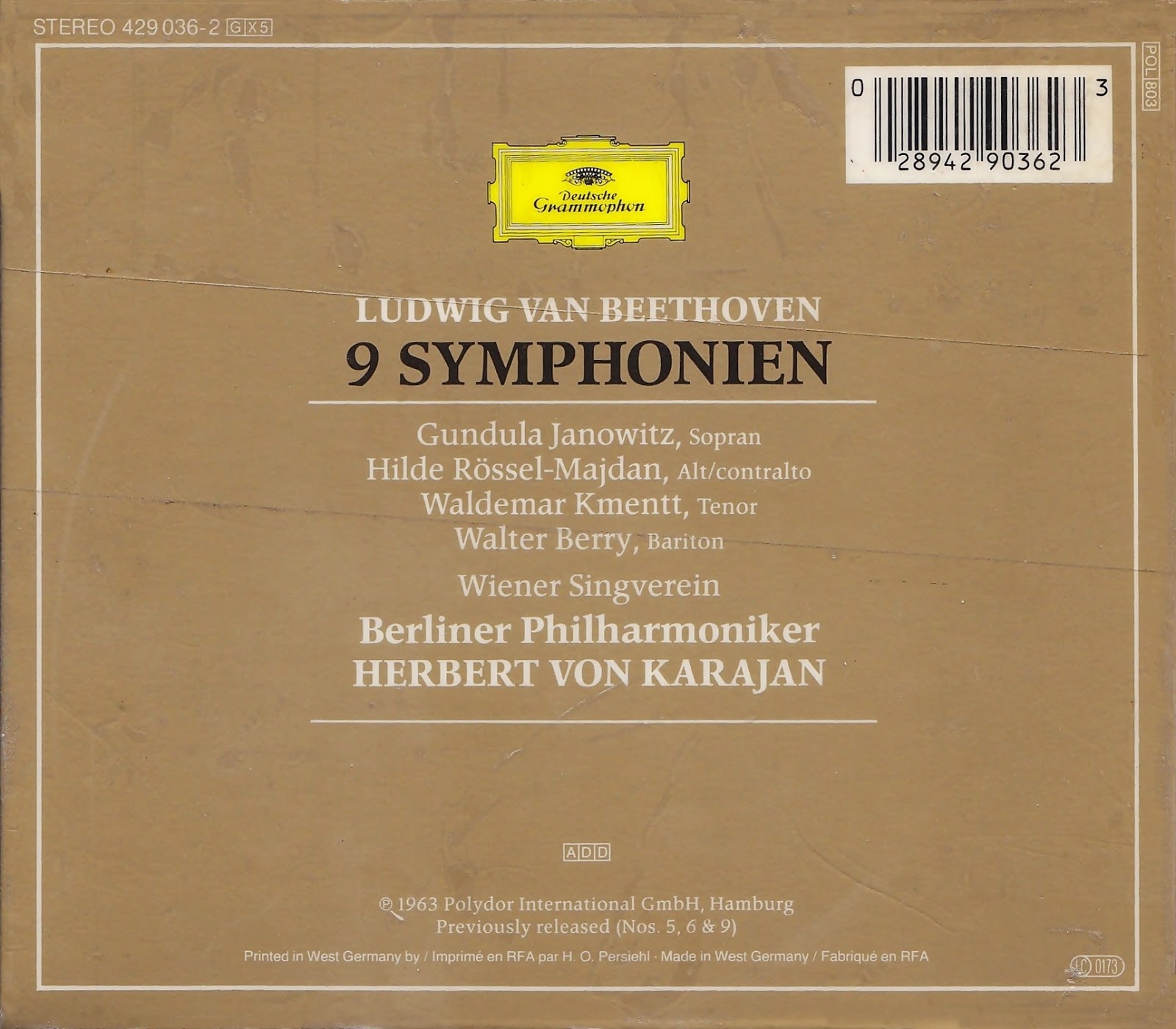 Sentidos: Beethoven. Integral de las Sinfonías. Herbert von Karajan ...