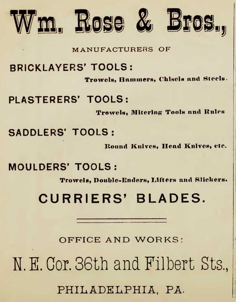 Trowel and Masonry Tool Collector Resource : 2018