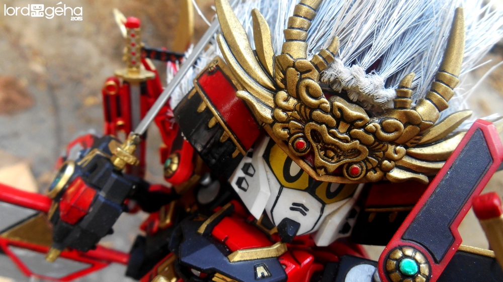 Custom Build: SD Takeda Shingen "Tiger Of Kai" - 13 Swords - Gundam