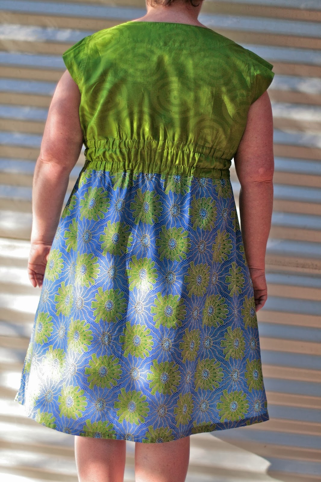 Grading up the Washi Dress pattern to a larger size