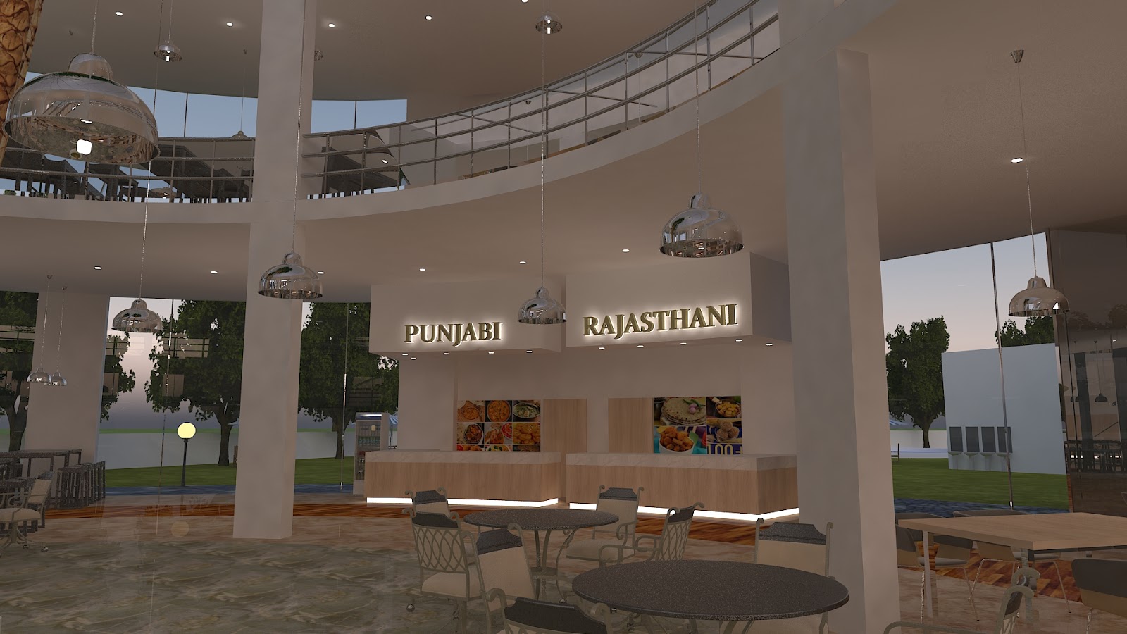 Gurooji Design: Highway Inn Food Court