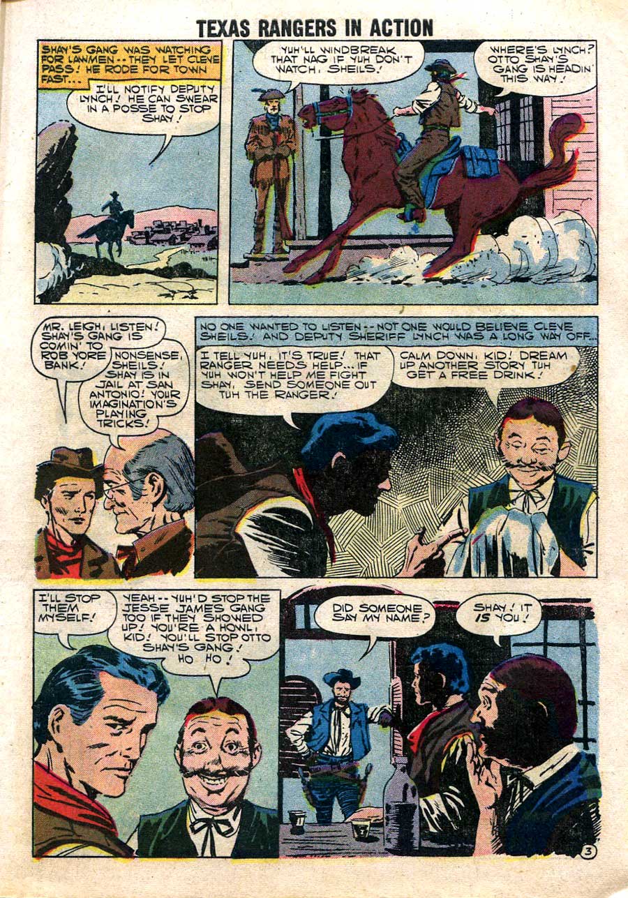 Texas Rangers in Action #11 - Al Williamson art - Pencil Ink