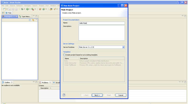 Open Source: Create Mule Project using Mule Studio