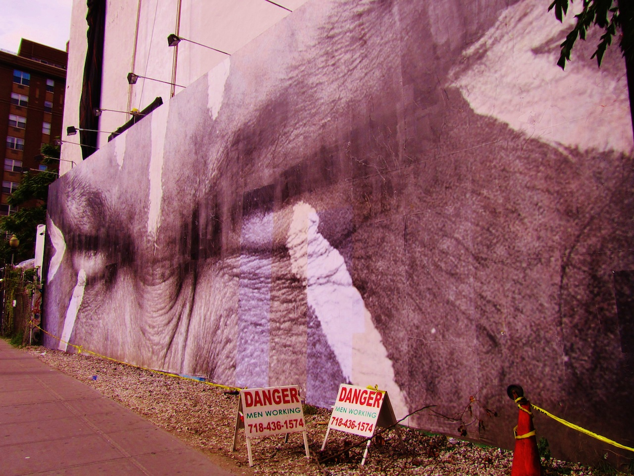 EV Grieve: This afternoon at the Houston/Bowery Mural Wall,