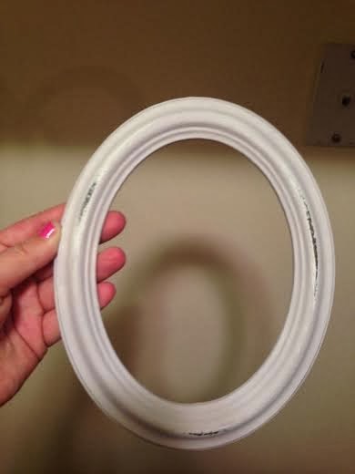 The Crafty Castle : Frame Wall with Chalk Paint