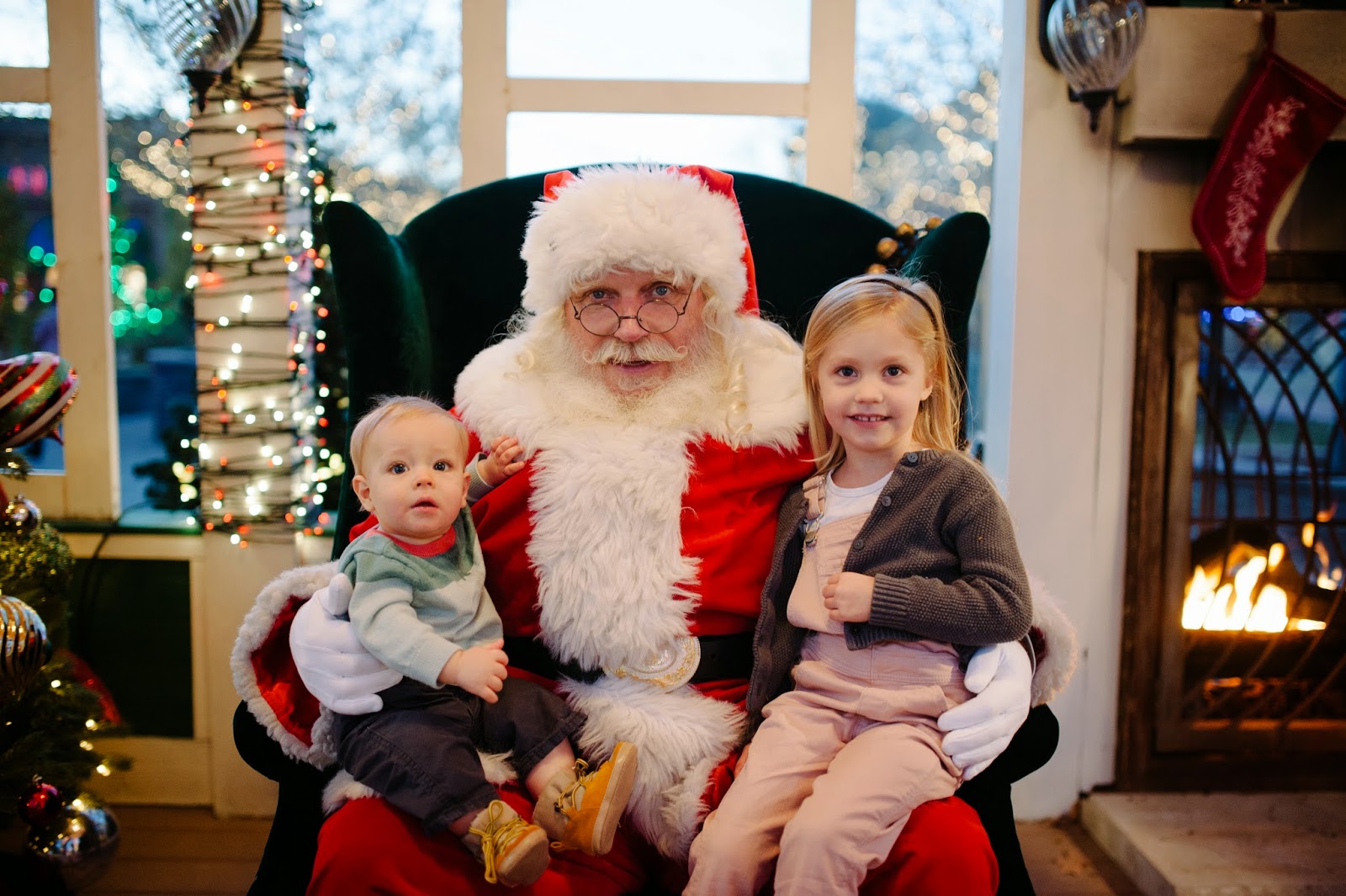 Keeping up with the Evans: Visiting Santa