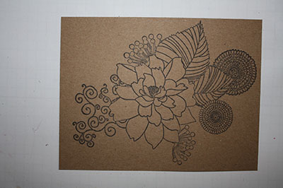 Design Junkies: How to Color on Kraft Paper