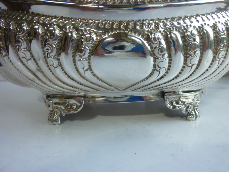 Fossils & Antiques: Stunning Antique Solid Silver George III Embossed ...