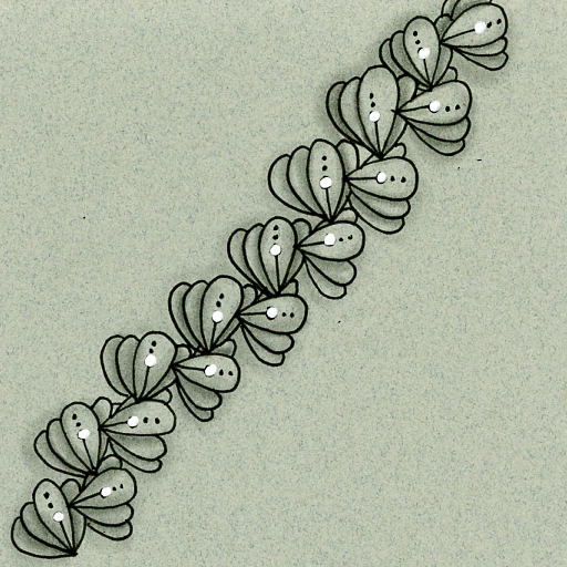 Time for Tangling: Today's Tangles - Ribbon Patterns