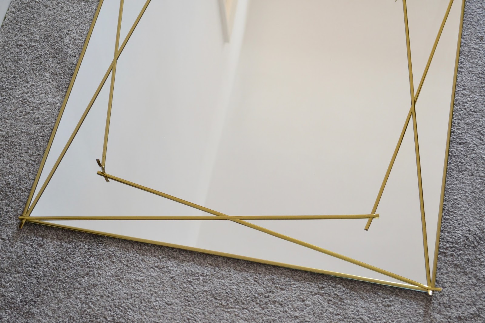 DIY Home Decor | Geometric Mirror | The Things She Makes